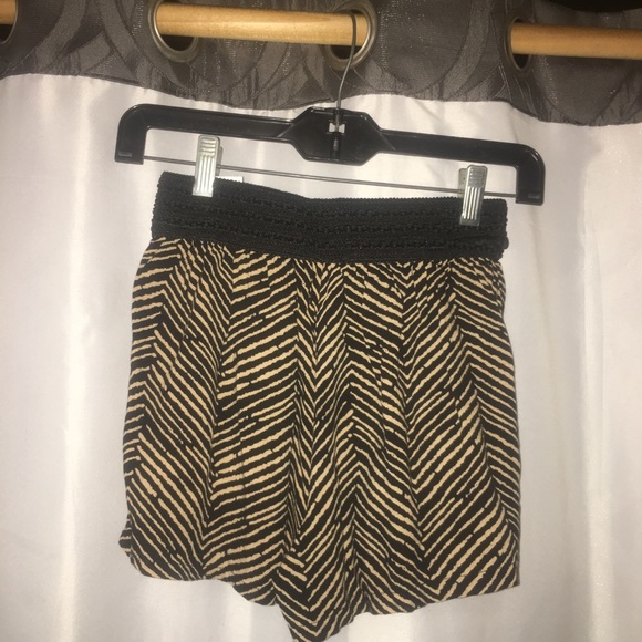 eye candy | Shorts | Zebra Pattern Slinky Shorts | Poshmark